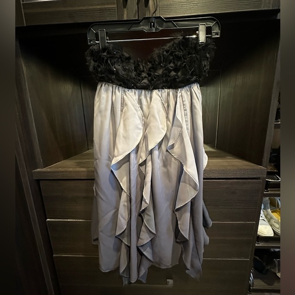 LaRok | Dresses | Vintage Larok Silk Strapless Dress With Sequins ...